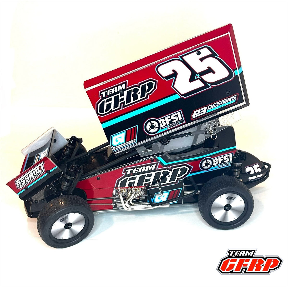 GFRP GFR-7011-SB 2024 2024 Assault HB Sprint Car Kit Rubber Tire Metri ...