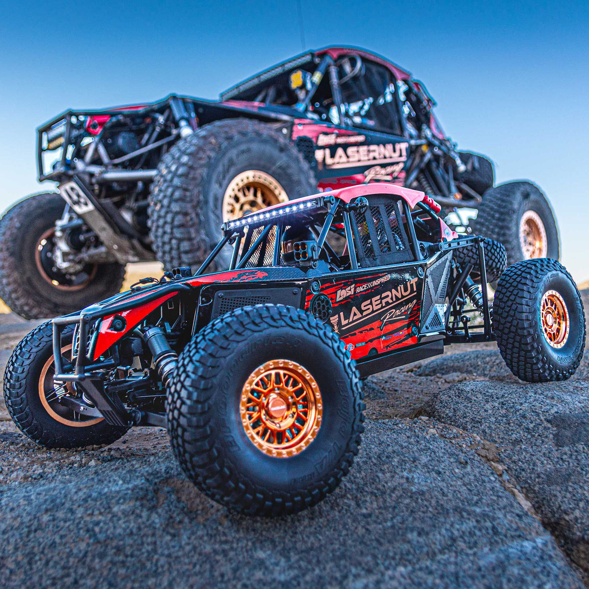 Losi LOS04019 8IGHT-X 4X4 Super Lasernut 1/6 Scale Buggy U4 Rock Racer ...