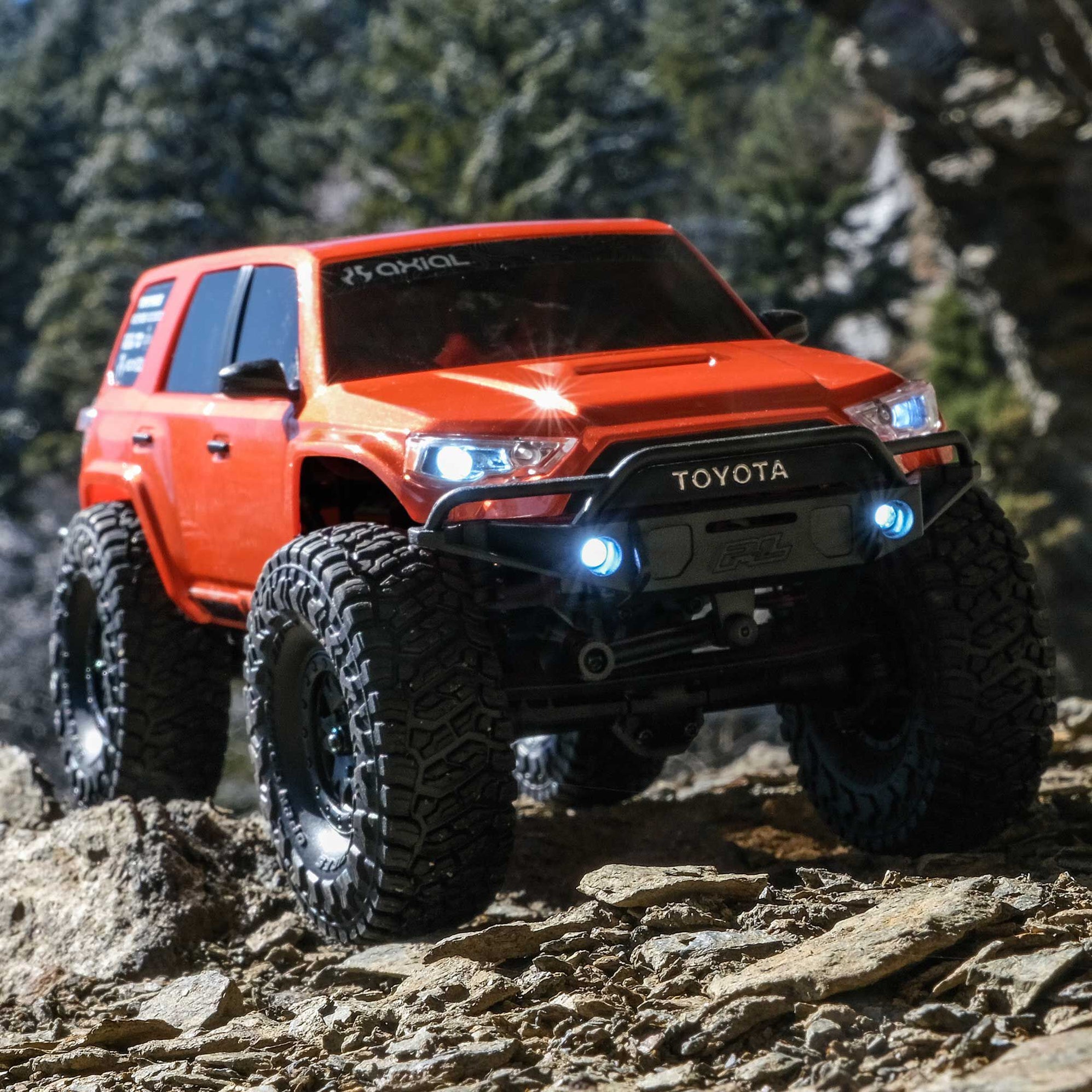 Axial AXI-2035T1 1/24 SCX24 Toyota 4Runner 4X4 RTR Brushed Rock Crawle ...