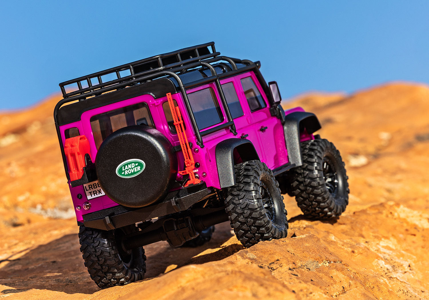 TRAXXAS TRA97054-1-PINK 1/18 TRX-4M Land Rover Defender PINK RTR MINI ...