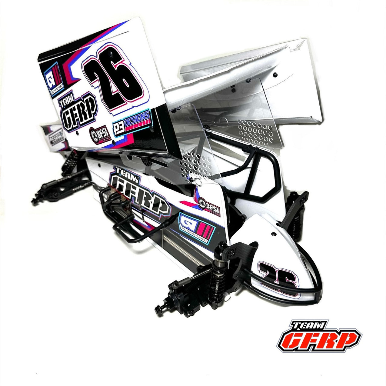 Team GFRP GFR-7016 2026 Assault 26 Rubber Tire Sprint Car Kit — World ...