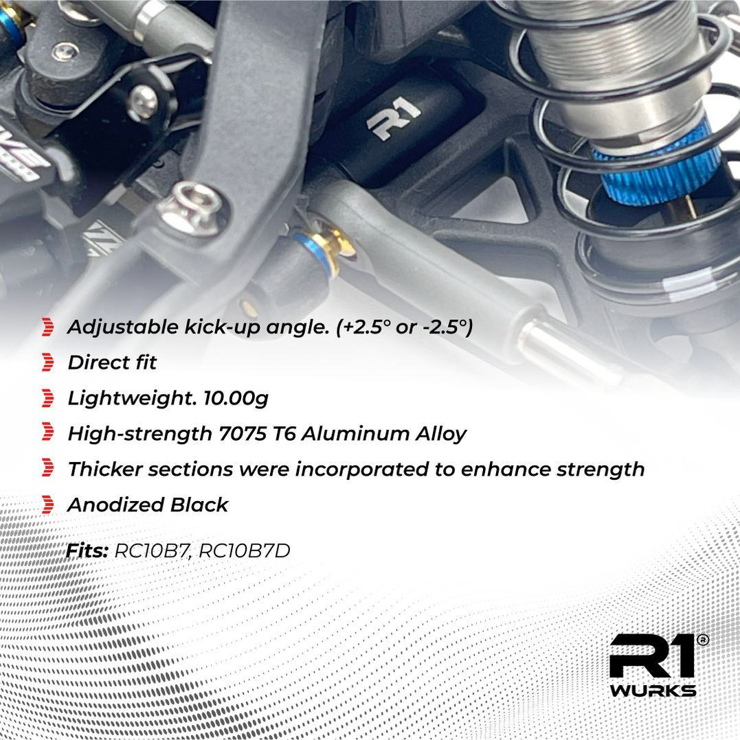 R1WURKS (B7 Series) Front Bulkhead, +/-2.5 deg., Aluminum R1-900062 ...