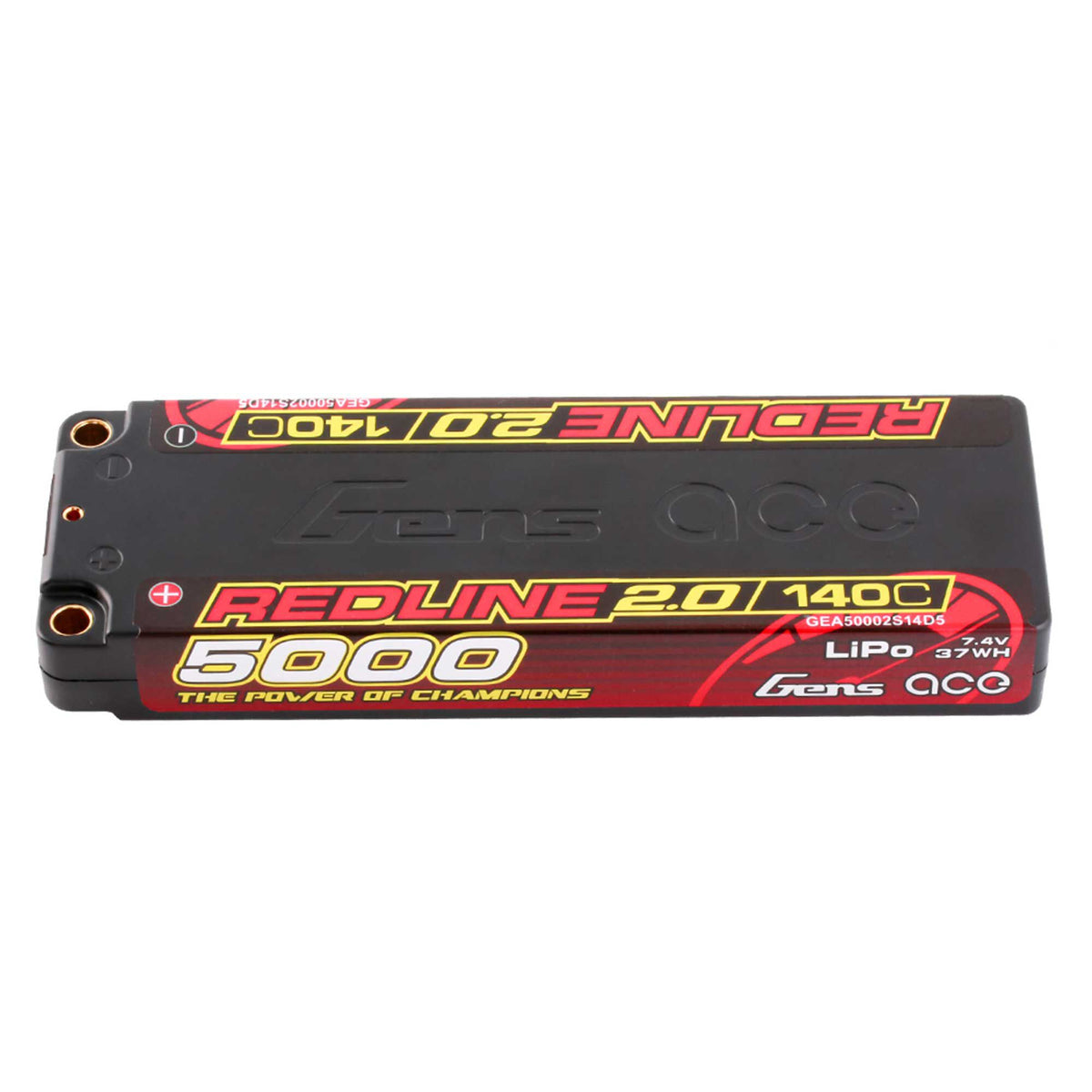 7.6V 5000mAh 2S 140C Hardcase LiHV Battery: 5mm Tubes — World of R/C ...
