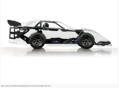 Traxxas TRA10423 CLEAR BODY SC MODIFIED Slash Late Model Unassembled B ...