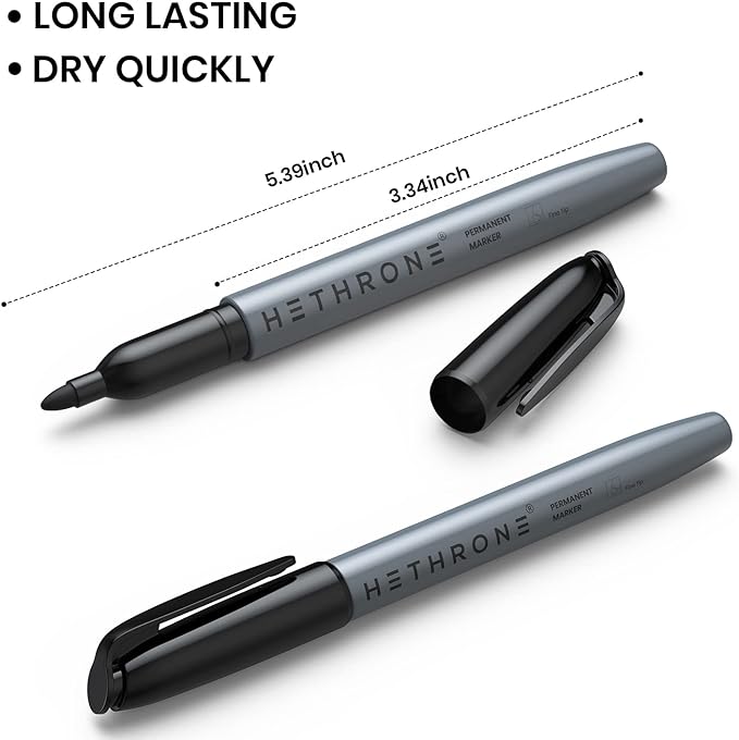 WRC Hethrone Permanent Marker, 1 Count Black Permanent Markers — World ...
