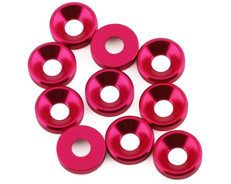 1UP Racing 3mm Countersunk Washers (Pink) (10) — World of R/C Parts ...