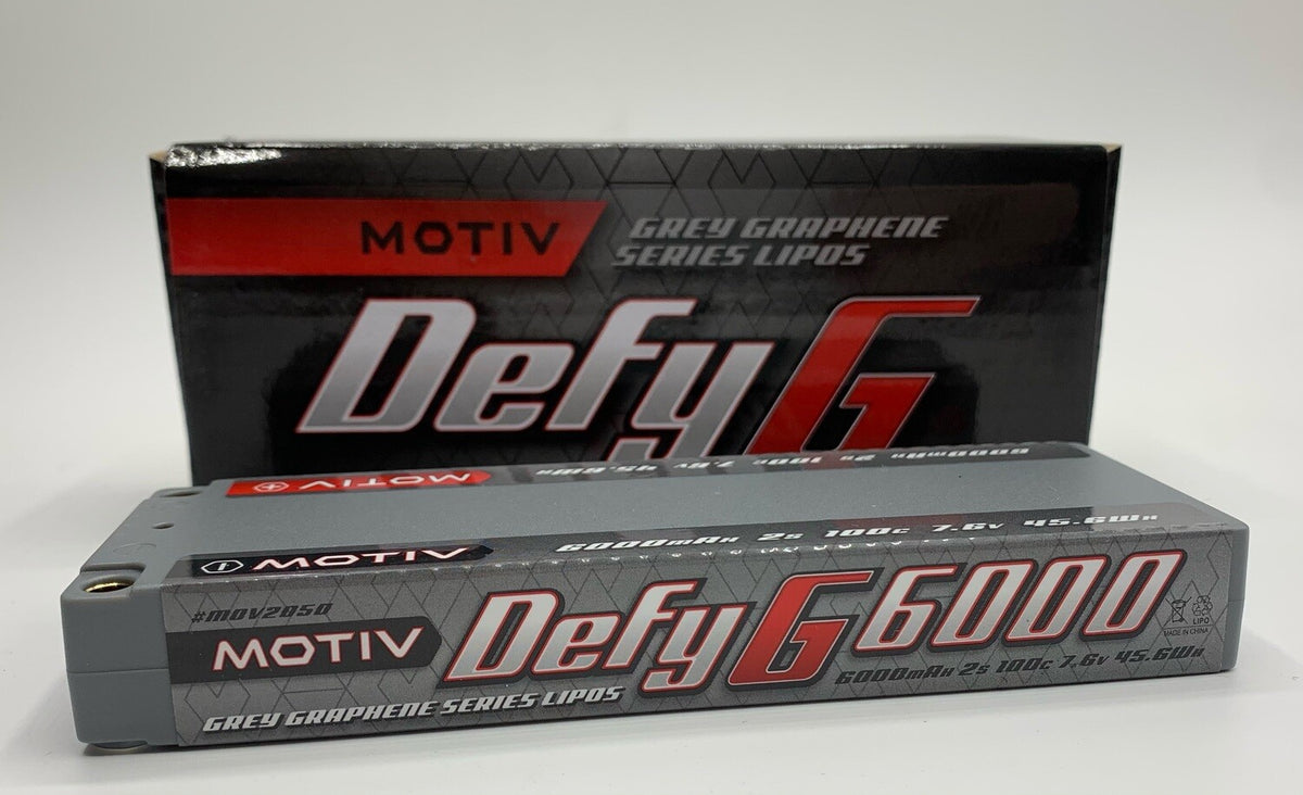 DEFY GREY GRAPHENE, 6000Mah, 2S, ULTRA LOW CG — World of R/C Parts ...