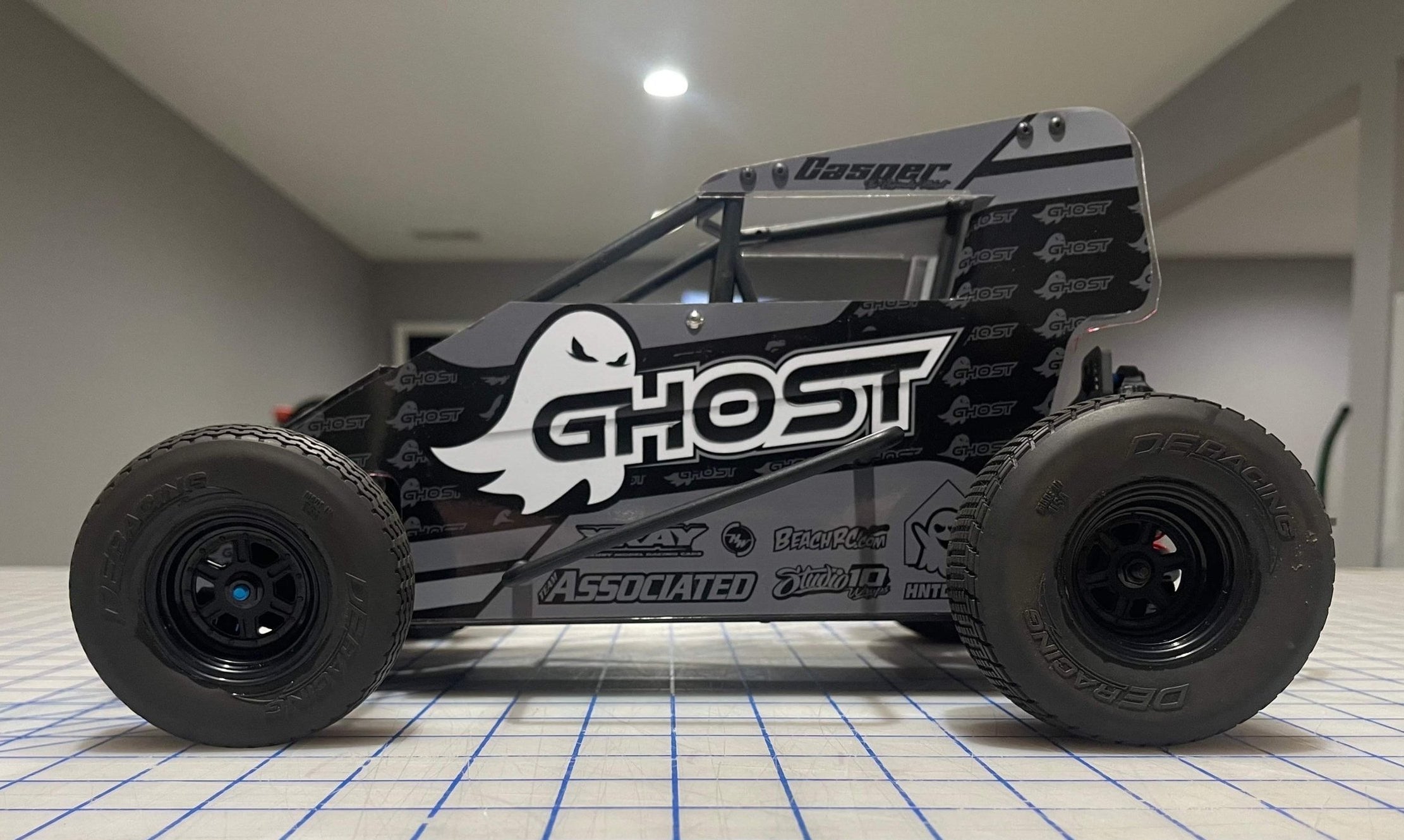Ghost TGC7207599 Casper Midget Rubber Tire Midget Car Kit Complete Rol ...