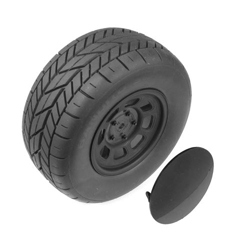 DE RACING DERDOSMP Snap-In Mud Plugs for Speedway Wheels Black (4 ...