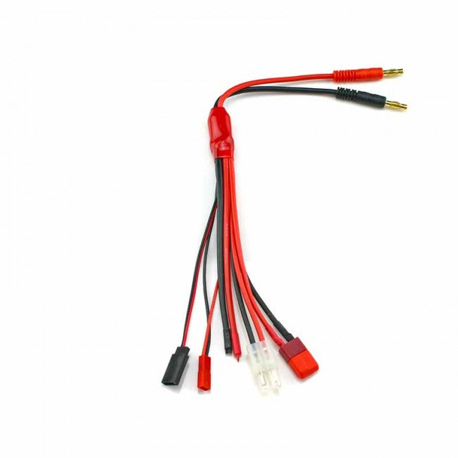 4 Connector + Bare Lead Charge Lead — World of R/C Parts & Supplies