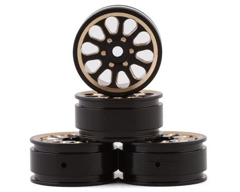 Samix SCX24 Brass 1.0" Wheel Set (Black) (4) — World of R/C Parts ...